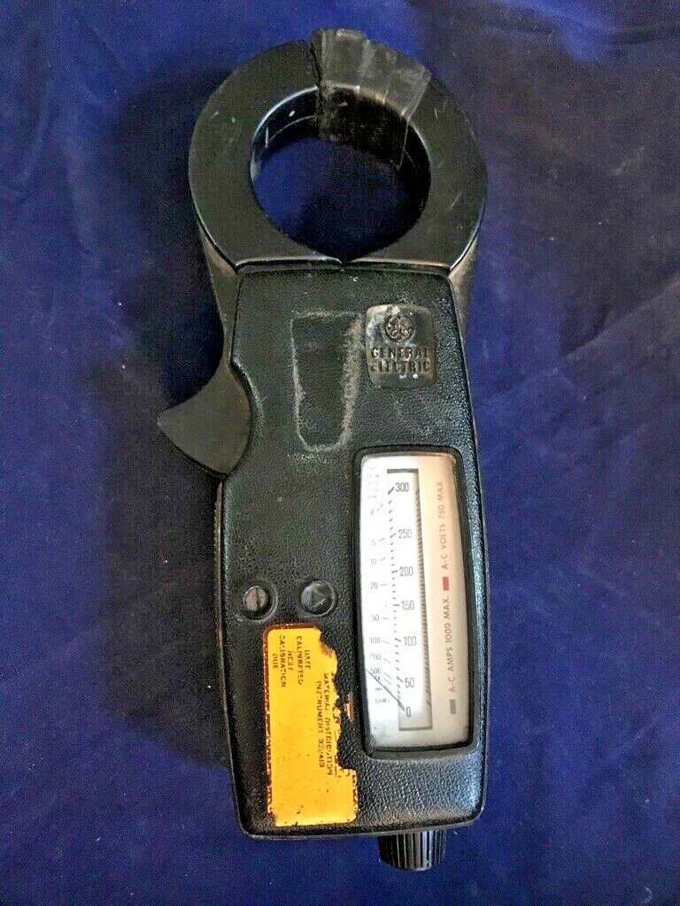 942D Clamp Meter General Electric GE Voltmeter Snapper for sale online ...