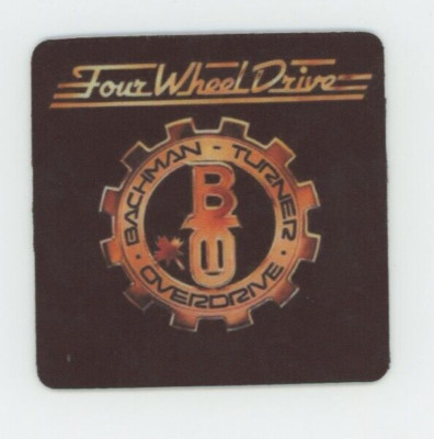 BTO Bachman Turner Overdrive - Record Album Beverage COASTER - Four ...