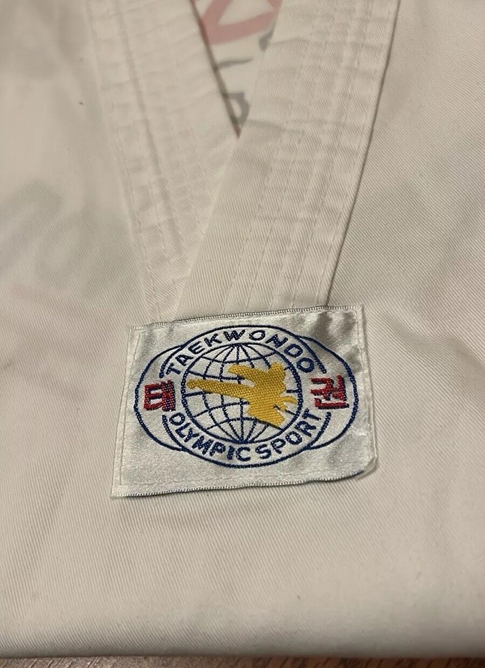 Taekwondo Gi Martial Art US Worldclass Dobok Top Sang Moo Sa Men Size 2 ...