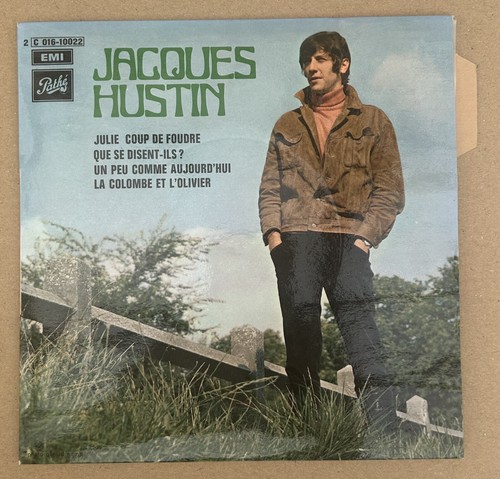 Disque Vinyle 45 Tours Jacques Hustin Julie Coup De Foudre 1969 | eBay