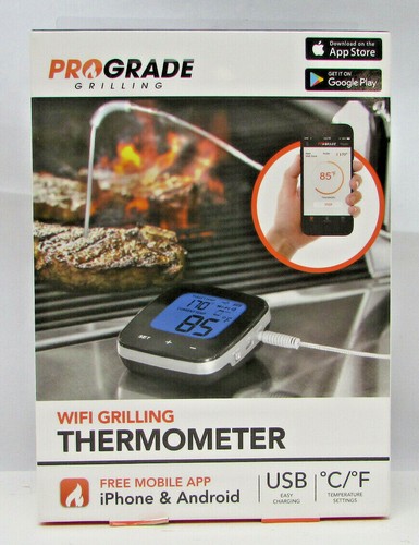ProGrade Grilling WiFi Grilling Thermometer VBQ-PGT-001, NIB | eBay