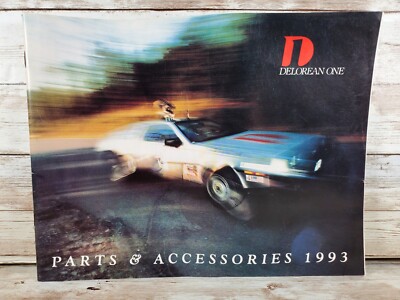 1993 Delorean Car Parts Accessories Catalog Order Form Guide Automobile ...
