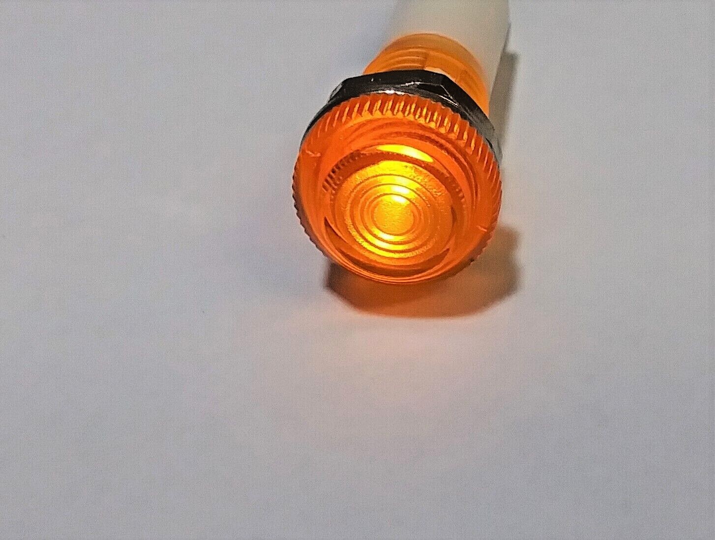 3 BBT 12 volt AC/DC Waterproof Low-Profile Bright Amber LED Indicator ...