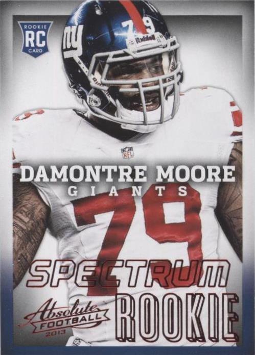 2013 Panini Absolute - Rookie Damontre Moore #118 Spectrum Red (RC) for ...