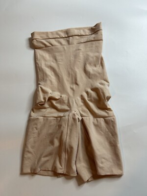 Spanx Higher Power Short Women's Large Shapewear Seamless 6” Nude ...