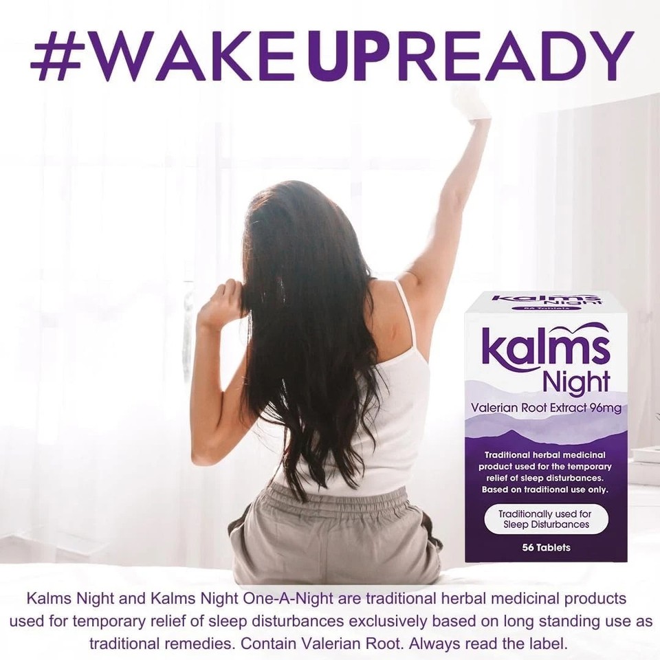 Kalms Night 56 Tablets Traditional Herbal Product Used for Sleep ...