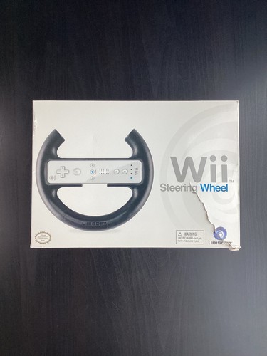 Bundle Ubisoft Black OEM AND white Steering Wheel For Nintendo Wii ...