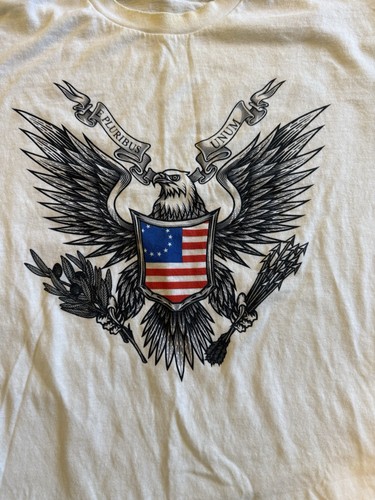 InfoWars T Shirt Mens Large - Betsy Ross Flag Eagle Limited Edition ...