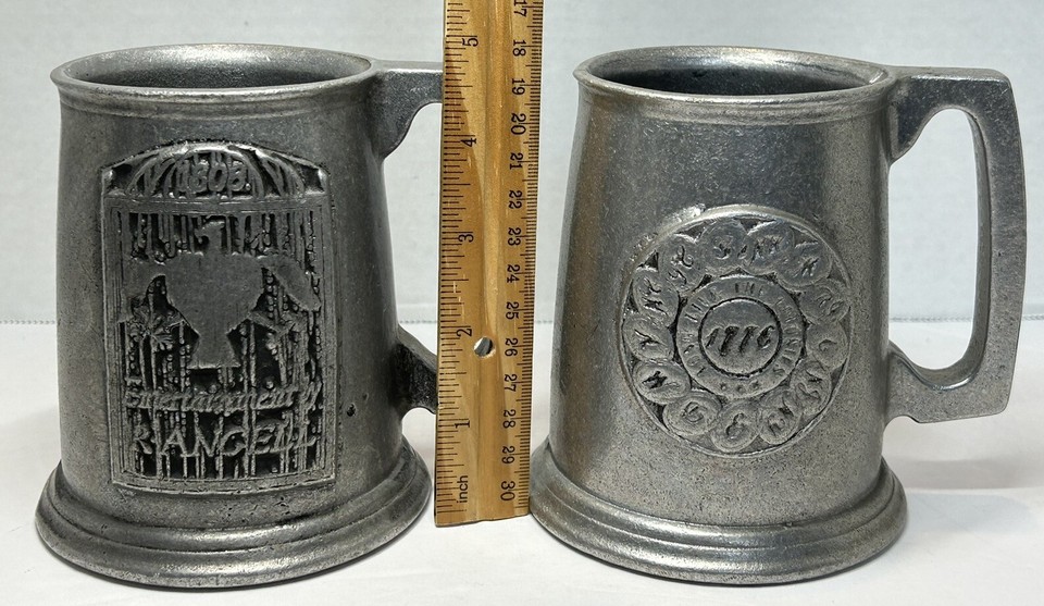 Pewter Mugs Stein 1776 Tankard "Long Live the Colonies" Carson Cups | eBay
