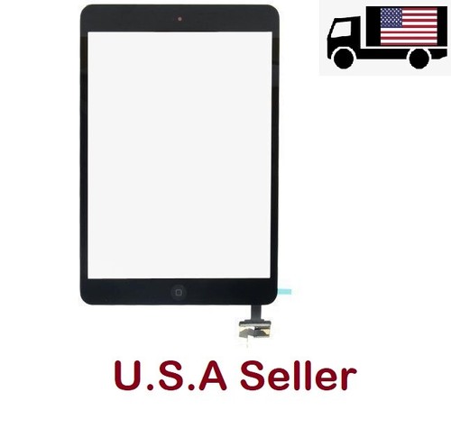 iPad mini 1 2 Touch Digitizer Screen + IC Connector Home Button ...