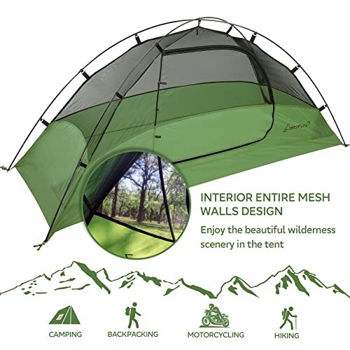 1 Man Tent for Backpacking - Lightweight Waterproof One Man Tent | eBay
