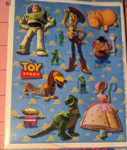 Vintage Hallmark Stickers Toy Story Disney 1 Sheet | eBay