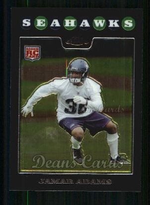 2008 Topps Chrome #275 Jamar Adams Seahawks RC 8 - NM/MT | eBay