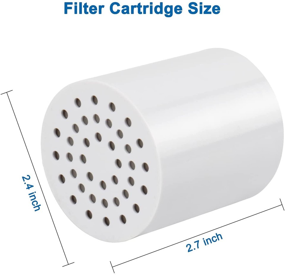 20 Stage Shower Water Filter Replacement Cartridge,Fits Most Shower ...