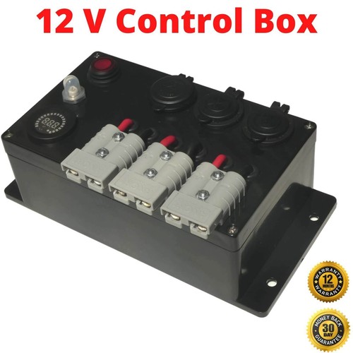 12 Volt Control Panel 50 Amp Multi Connect Fuse Compact Offroad Dual ...