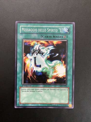 Yu-Gi-Oh! Message Of The Spirit L Ldi-i092 Ita 1st Rare Near Mint | eBay