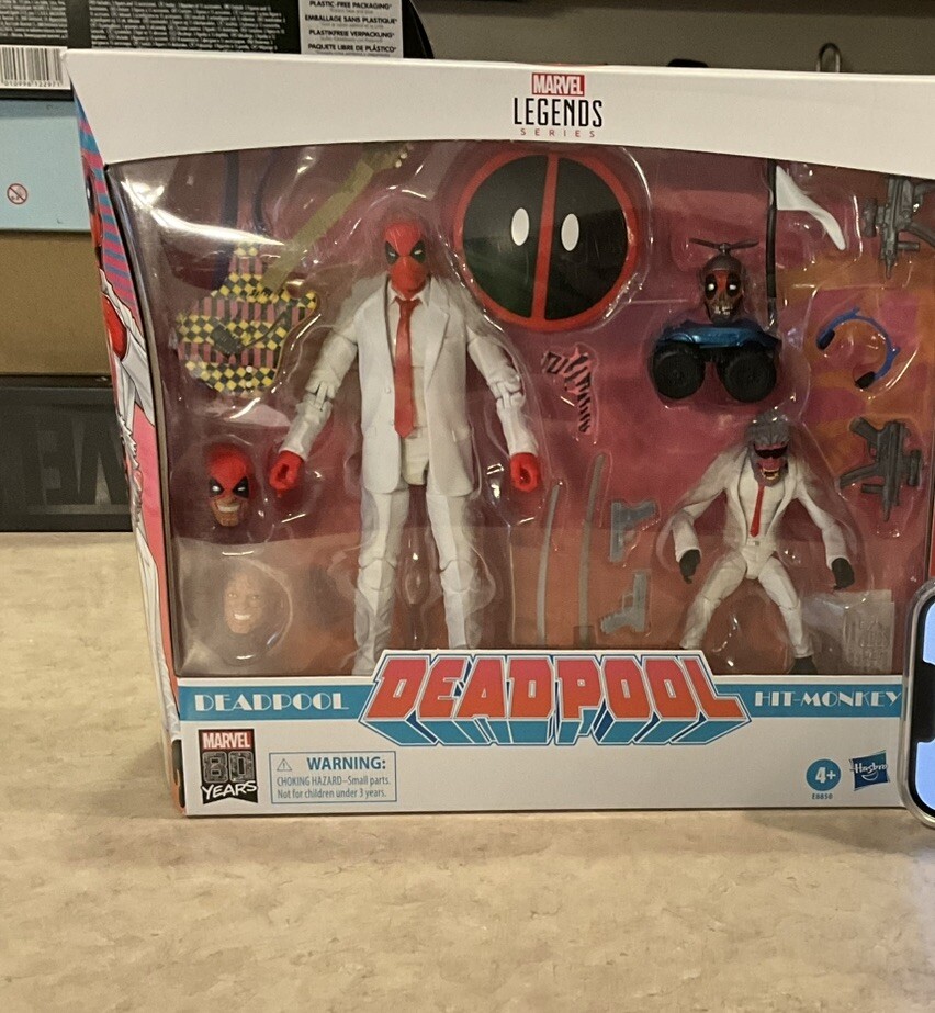 Marvel Legends Deadpool & Hit-Monkey Action Figures. New 🔥 ...