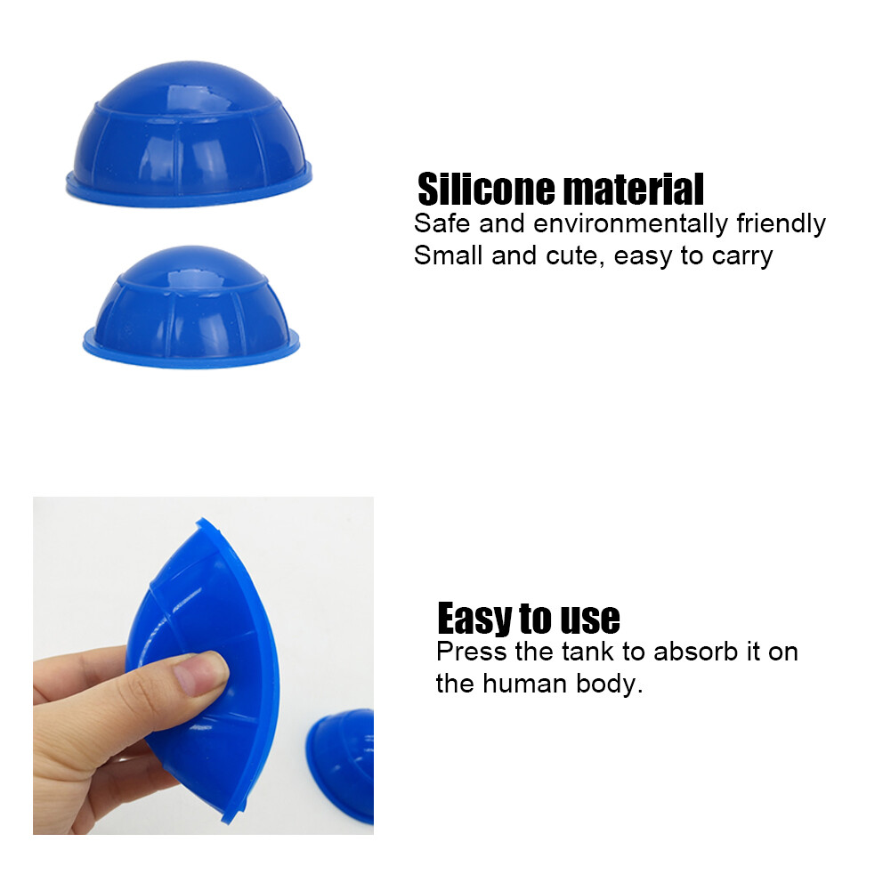 Silicone Cupping Device Blue Massaging Acupuncture Cupping CupalthCare ...
