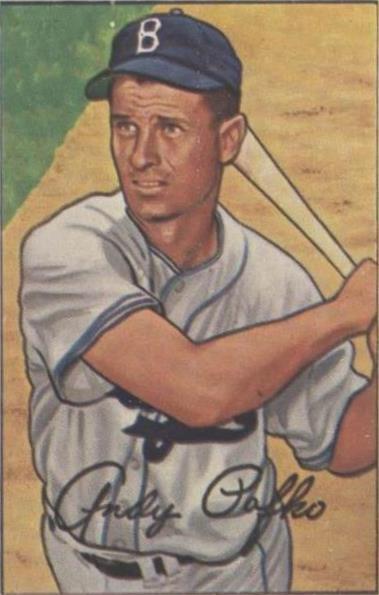 1982 Dover National League Baseball Cards Reprints - Andy Pafko 1952 ...