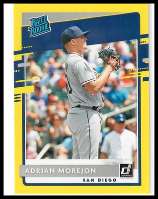 2020 Donruss #55 Adrian Morejon Yellow San Diego Padres RC Rookie | eBay