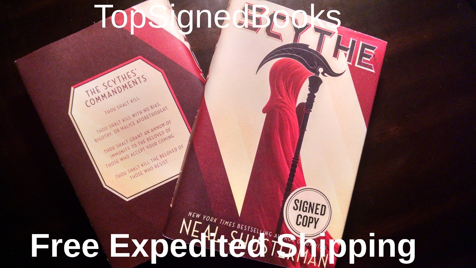 IGNED Arc of a Scythe Scythe 1 by Neal Shusterman, autographed, new ...