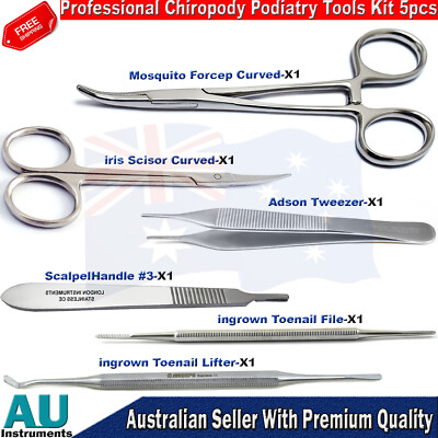 Nail Surgery instruments Scissor Podiatrist Toenail Removal Lifter Nail ...
