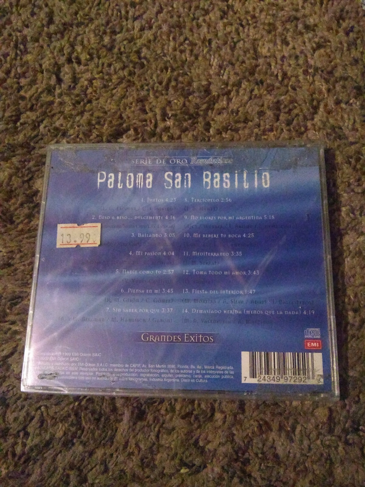 Serie De Oro: Grandes Exitos by Paloma San Basilio (CD, Jan-2003, Emi ...