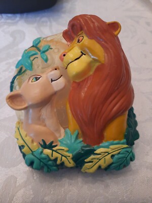 VINTAGE DISNEY THE LION KING PVC SIMBA NALA NIGHT LIGHT KIDS BEDROOM ...