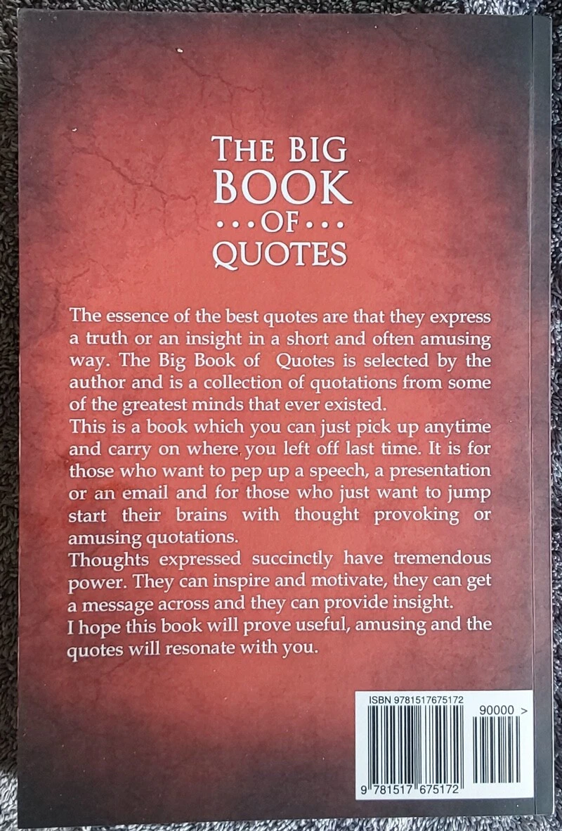 Big Book Quotes