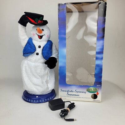 Gemmy Snowflake Snowman Animated Sings Snow Miser Works Rare 2002 | eBay