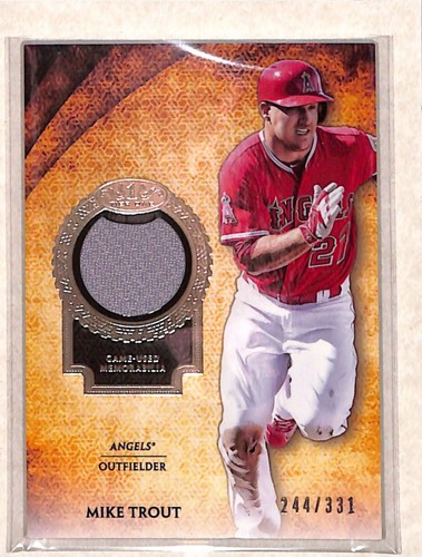 2017 Topps Tier One #TIR-MT Mike Trout Relic /331 NM | eBay