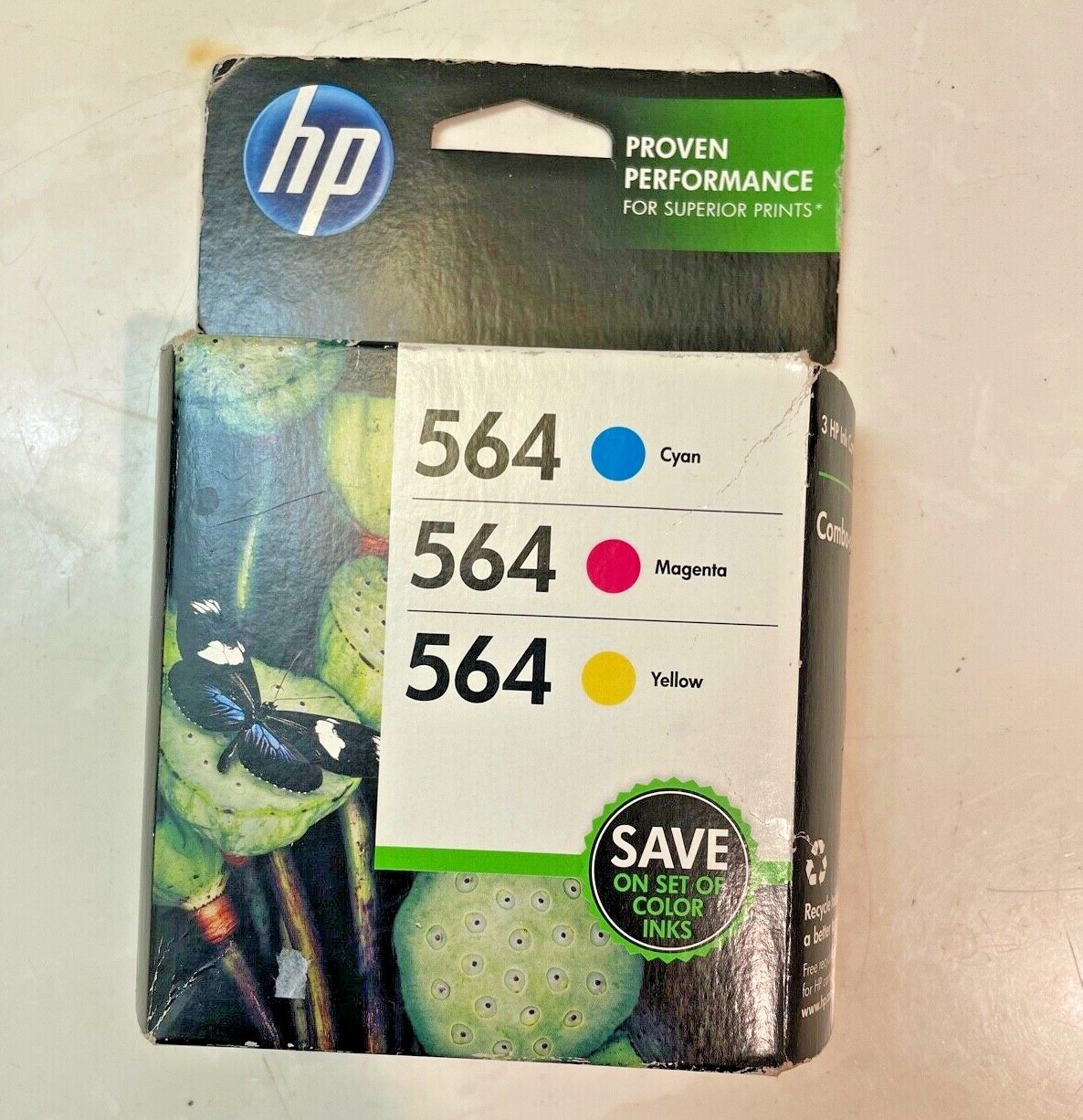 HP 564 Color Combo Ink Cartridge Cyan Magenta Yellow Genuine 2011 for ...