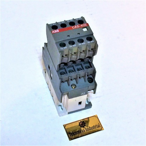ABB A9-30-10 CONTACTOR 110-120VAC COIL / CA5-40E AUXILIARY CONTACT ...