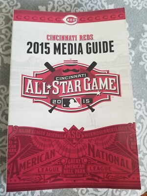 2015 Cincinnati Reds 2015 Media Guide All Star Game Votto Cueto MLB Baseball | eBay