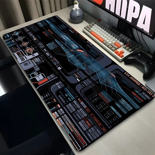 Star Trek Keyboard Desk Mat Large Mouse Mat Locked Edge 60cm x 30cm | eBay