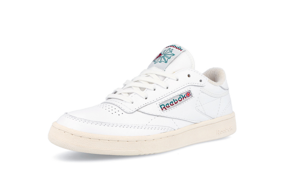 Reebok Club C 85 Vintage White Leather Union Jack | eBay