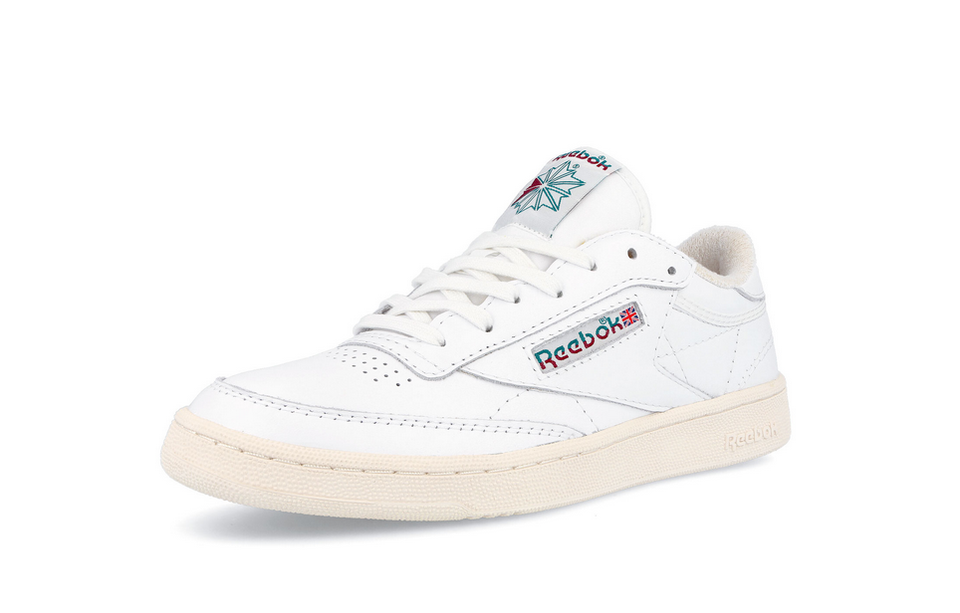 Reebok Club C 85 Vintage White Leather Union Jack | eBay