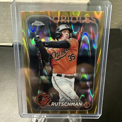 2024 Topps Chrome #80 Gold RayWave Refractor Adley Rutschman 47/50 ...