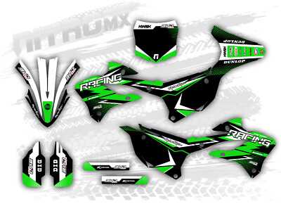 Graphics Kit fits Kawasaki KX 85 112 KX85 KX112 2022 2023 2024 Decals ...