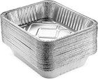 Half Size Medium Disposable Aluminum Deep Pan Only For Roast & Cooking ...