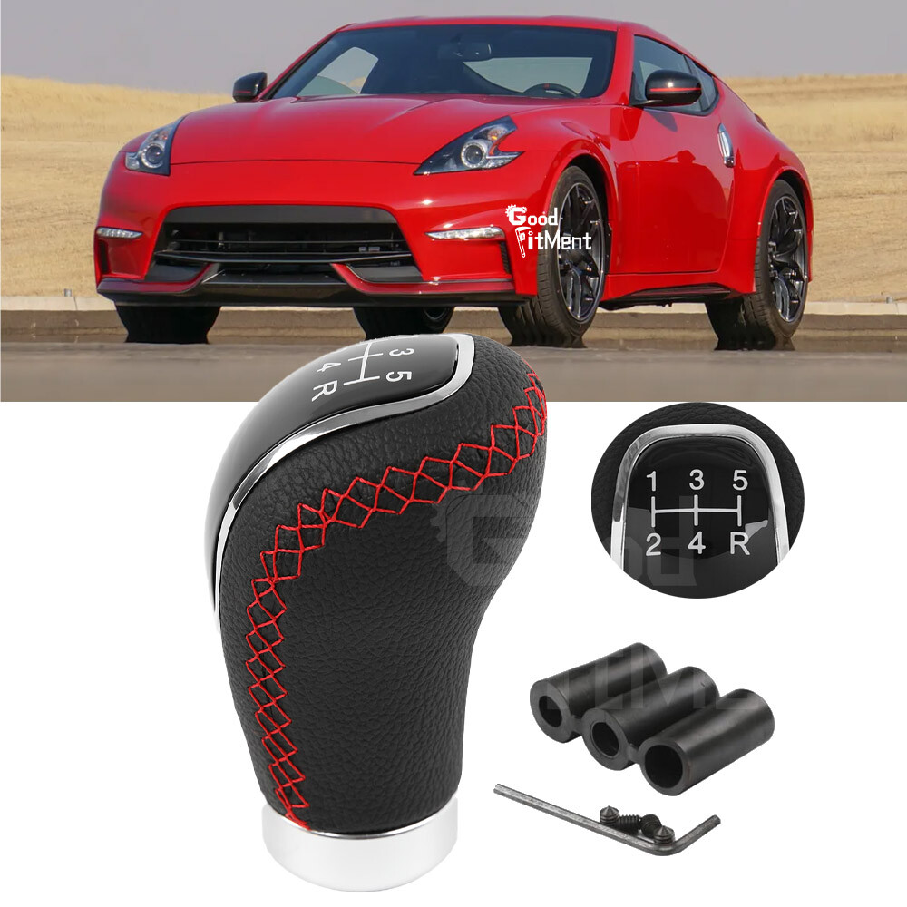 For Nissan 370Z 350Z 5/6 Speed Manual Car Gear Stick Shift Knob Shifter ...