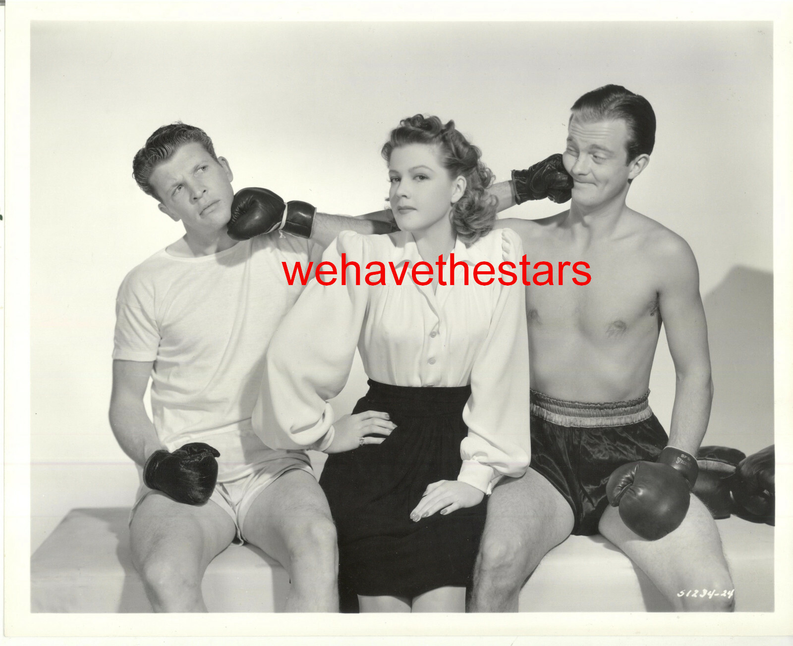 Vintage William Lundigan Dan Dailey BEEFCAKE BOXING '42 DBW Pub Portrait by BULL | eBay