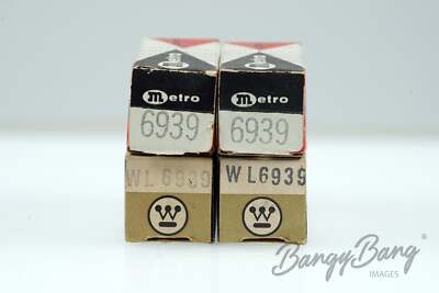 4 Vintage Mix 6939 Noval VHF Transmitting Dual Tetrode- Bangybang.tube ...