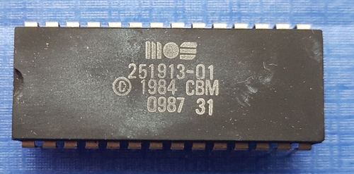 MOS 251913-01 Kernal & BASIC ROM Chip for Commodore 64/128, Genuine ...
