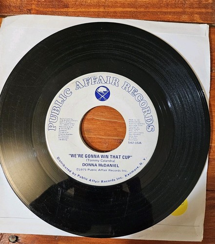 Buffalo Sabres 45rpm Record 1975! We're Gonna Win That Cup! Tommy ...