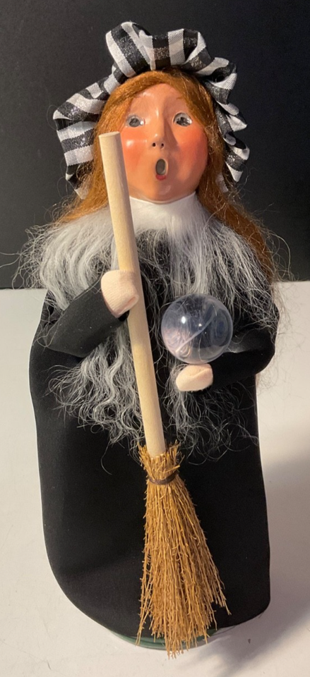Byers Choice 2023 Young Girl Child Witch Halloween Costume Crystal Ball ...