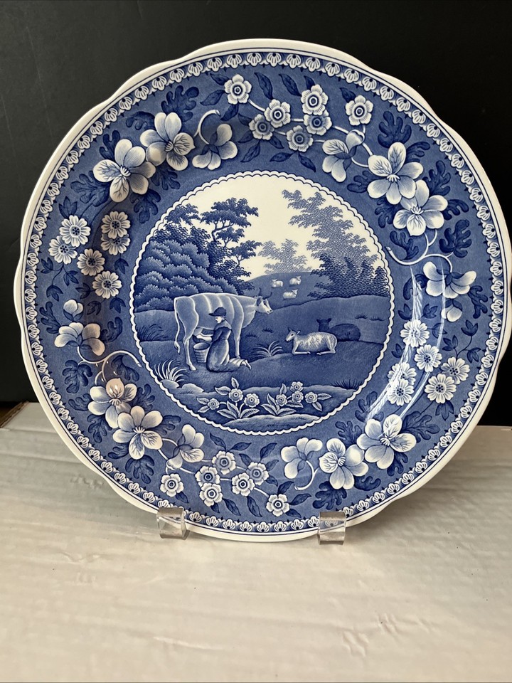 Set 2 Spode Blue Room collection Traditions series Dinner Plates, 10.5 ...