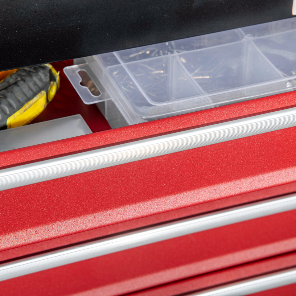 4 Drawer Tool Chest Lockable Tool Box w/ Ball Bearing Runners ...