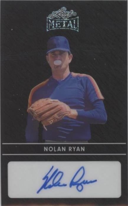 2024 Leaf Collective - Autographs Nolan Ryan #LA-NR1 Black Shimmer /5 ...