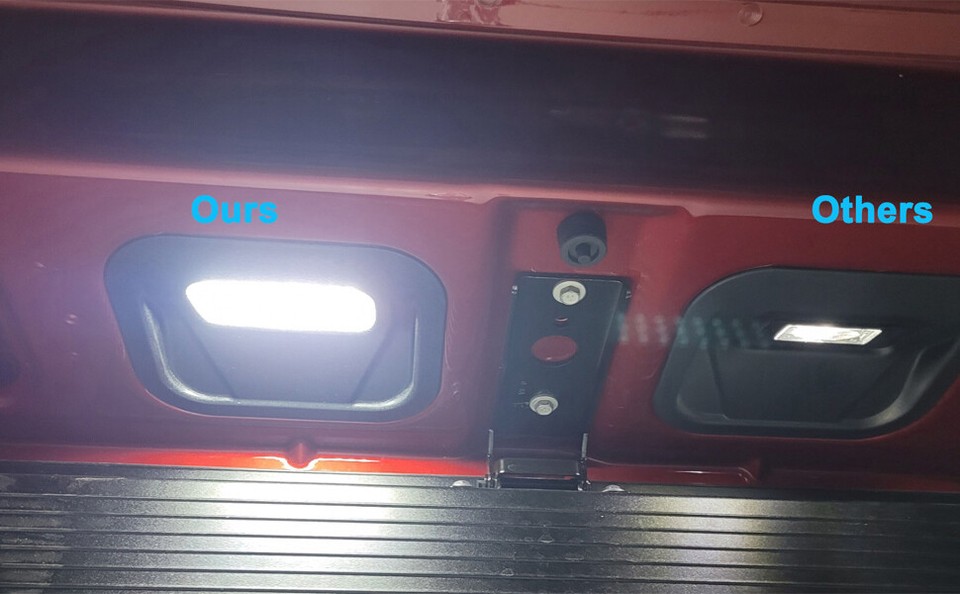 4Pcs MultiPro Bed Tailgate Step Light For GMC Sierra Silverado 19-2025 ...